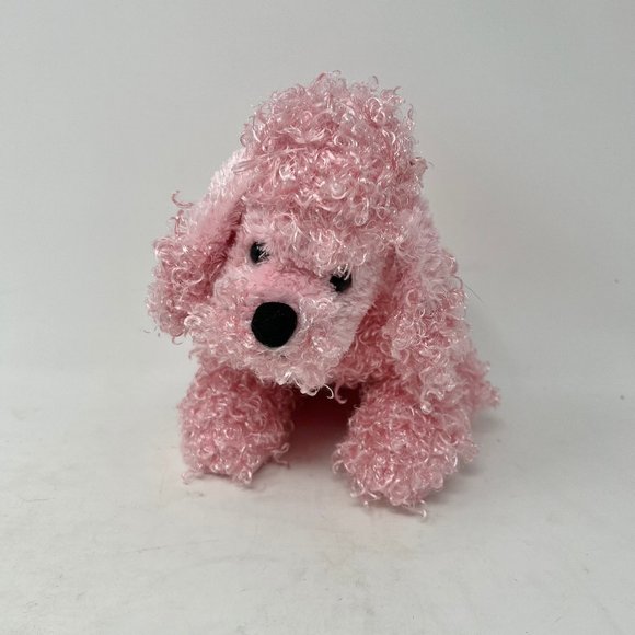 GANZ | Toys | Ganz Webkinz Plush Poodle Dog Pink Fuzzy Curly Stuffed ...